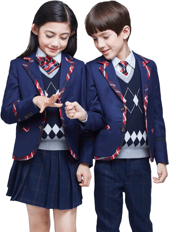 Download Transparent School Uniform Png - School Boys And Girls Png ...