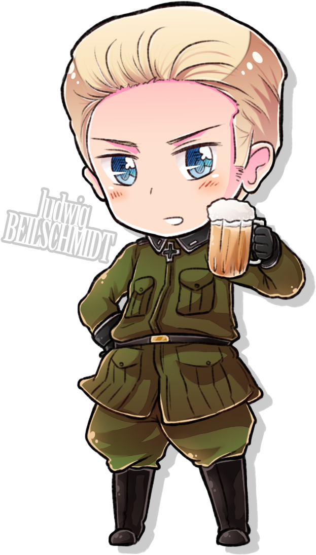 Download Chibi Series Germany By - Germany Hetalia Chibi - ClipartKey