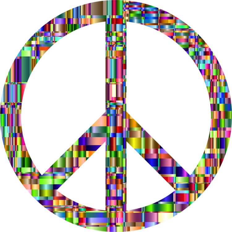 Download Plaid,symbol,peace - Simple Peace Symbol Tattoo - ClipartKey