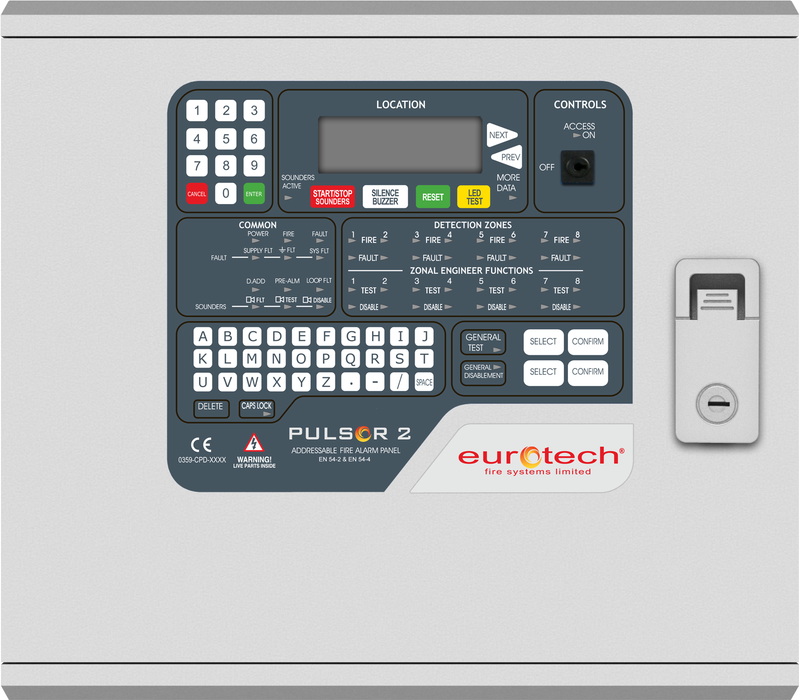 Download Pulsor 2 Fire Panel Range - ClipartKey