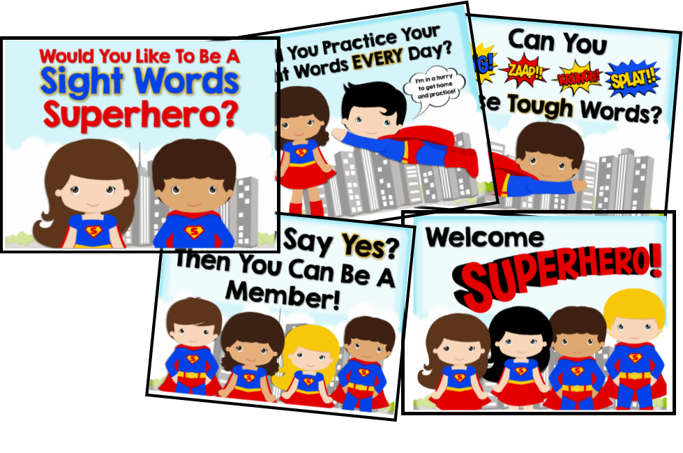 Download Woo Hoo Sight Word Superheroes Mrs - Superhero Sight Word Book ...