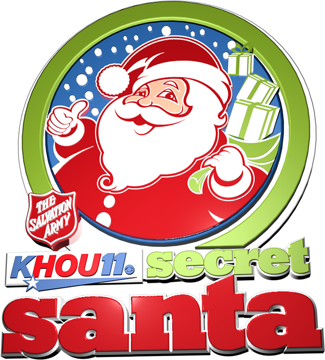 Download Secret Santa Logo - Khou 11 Secret Santa - ClipartKey