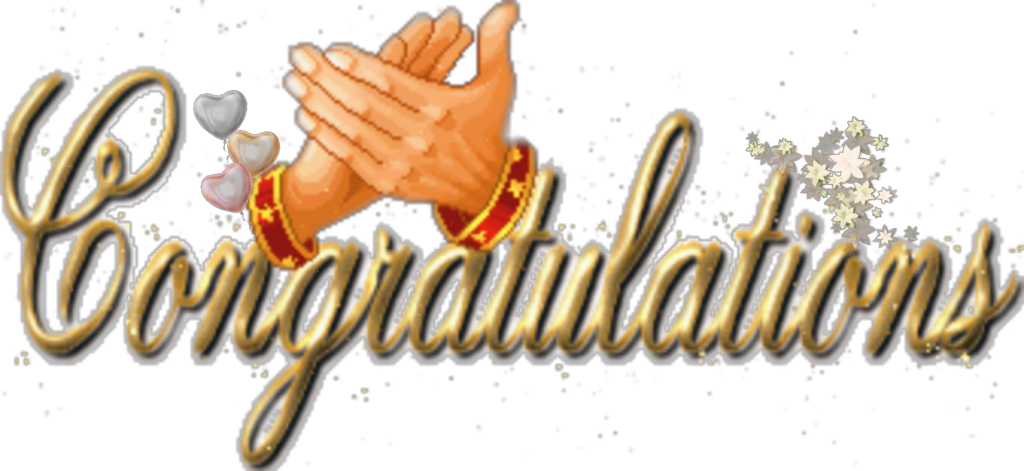 Download Sticker Congrats Congratulations Clap Flowers ...