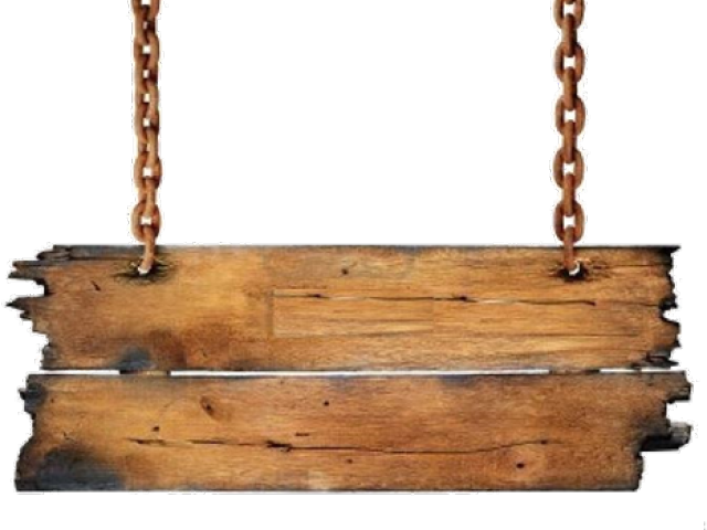 Download Wooden Sign Clipart - Transparent Background Wooden Sign ...