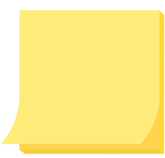 Download Transparent Postit Note Clipart - ClipartKey