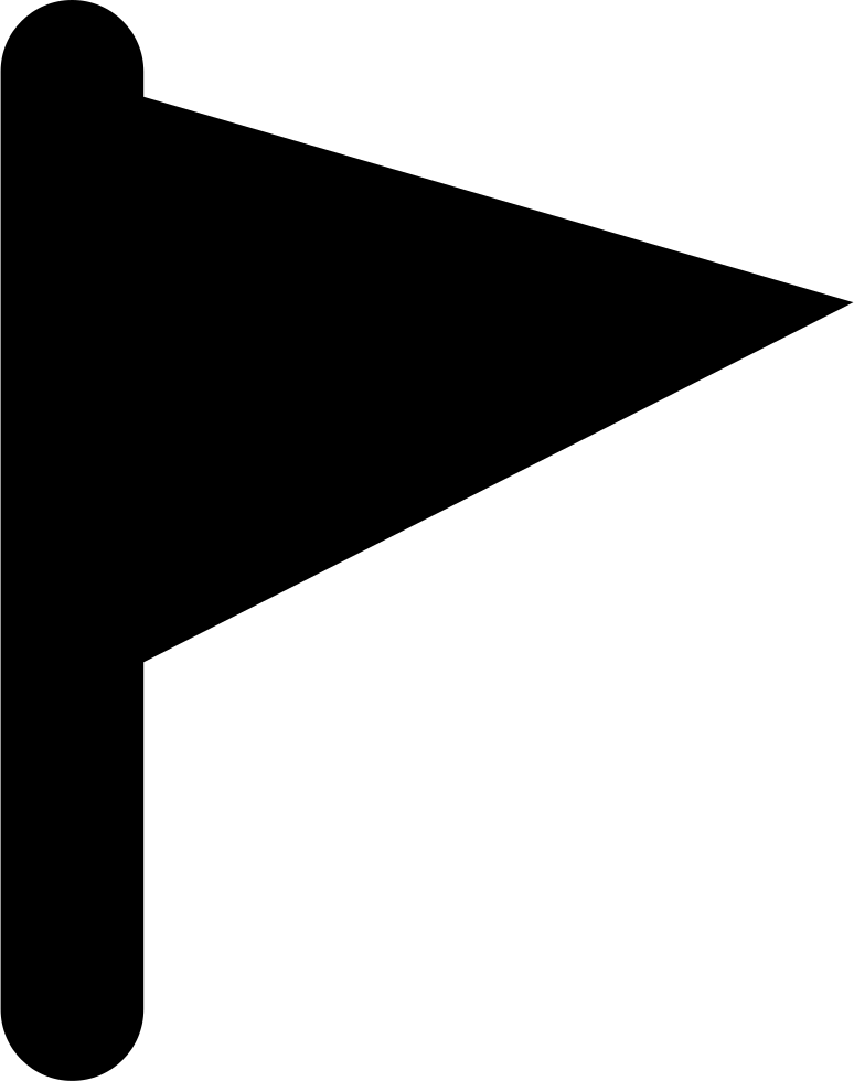 Download Pennant - Triangle Flag Icon Svg - ClipartKey