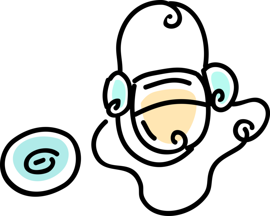 Download Vector Illustration Of Portable Cd Rom Compact Disc - ClipartKey