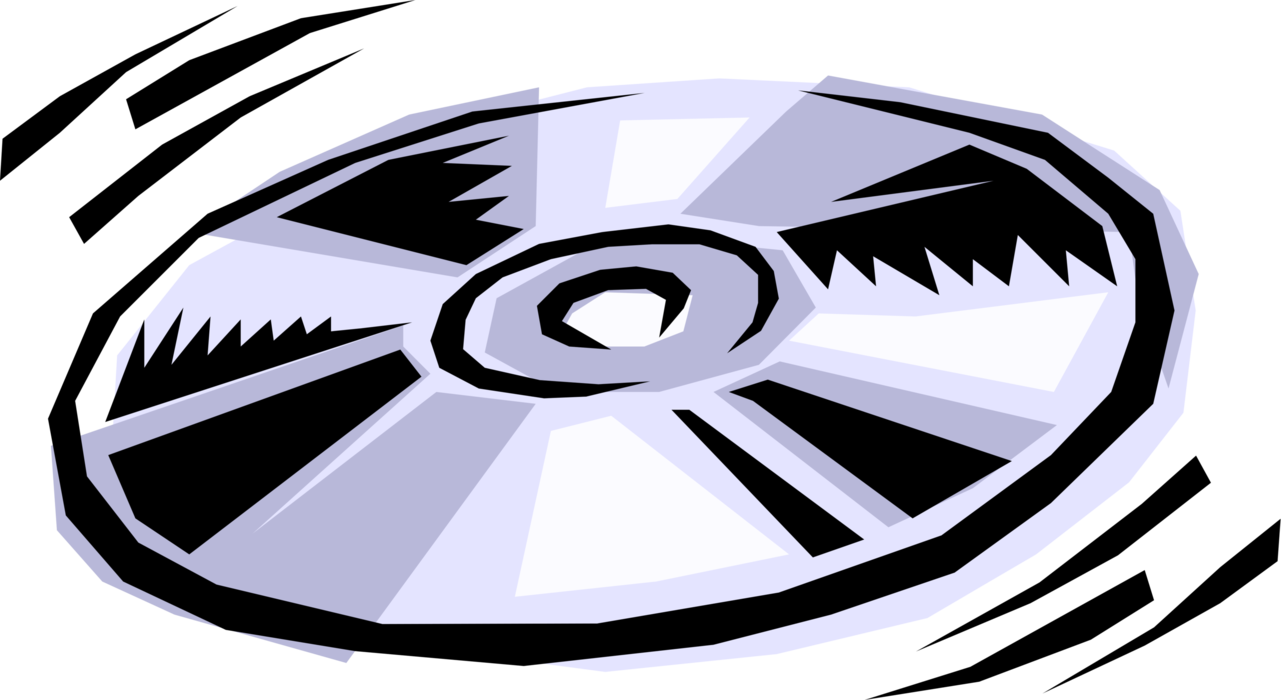 Download Vector Illustration Of Cd Rom Compact Disc Or Dvd Disk - Cd ...