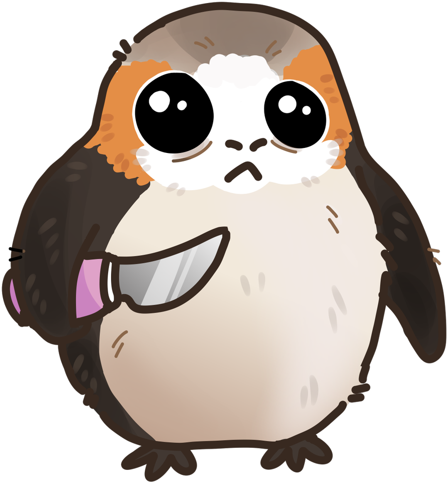 Download Porg Drawing - Porg Drawing Easy - ClipartKey