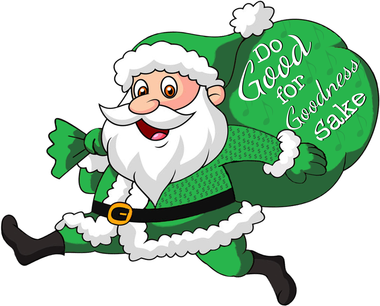 Download Transparent Secret Santa Png - Santa Claus - ClipartKey