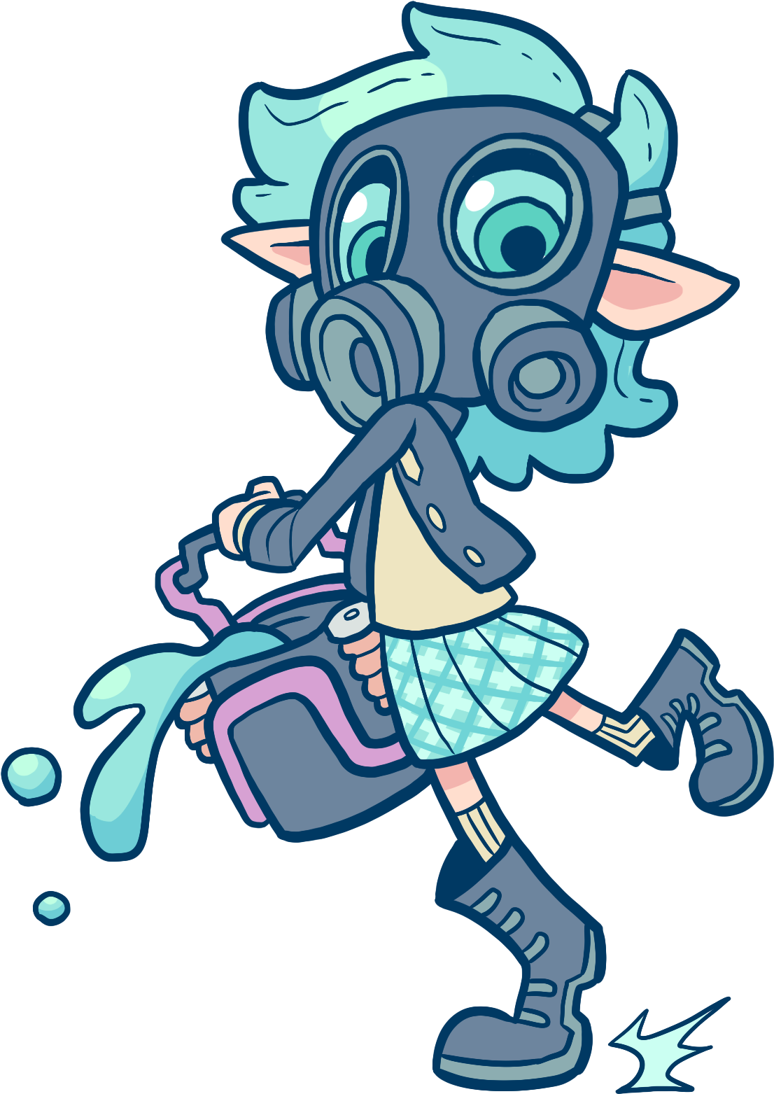 Download Splatoon Skull X Mask - ClipartKey