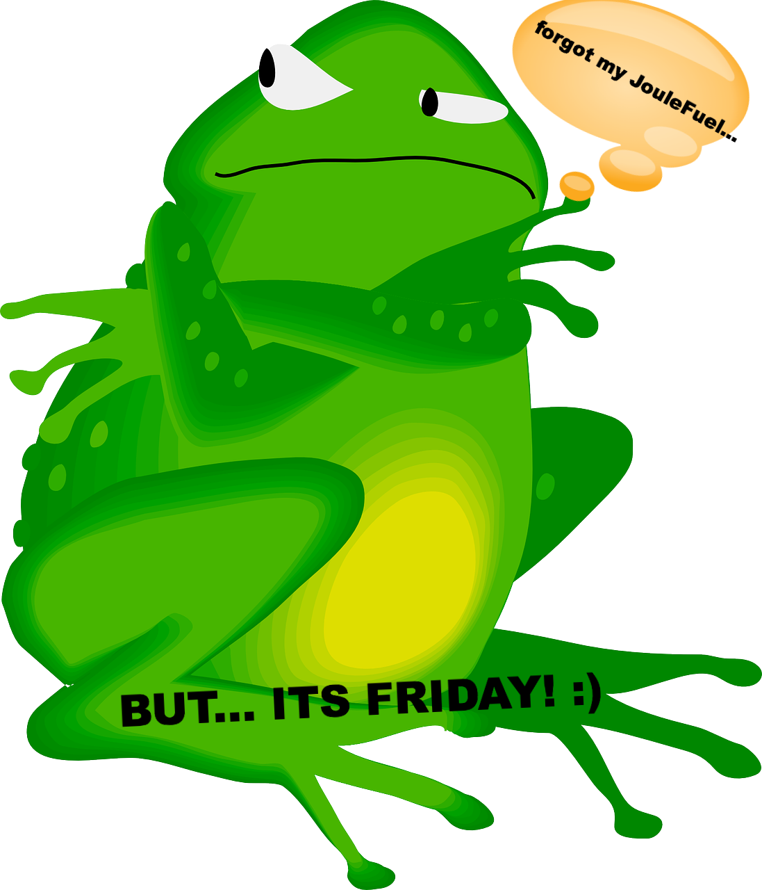 Download Grumpy Frog Clipart - ClipartKey