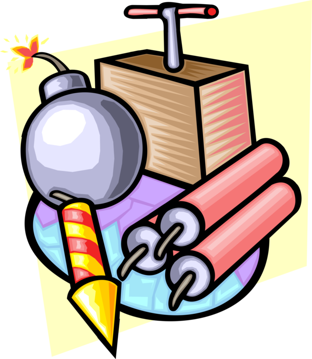 Download Vector Illustration Of Dynamite And Tnt Trinitrotoluene ...