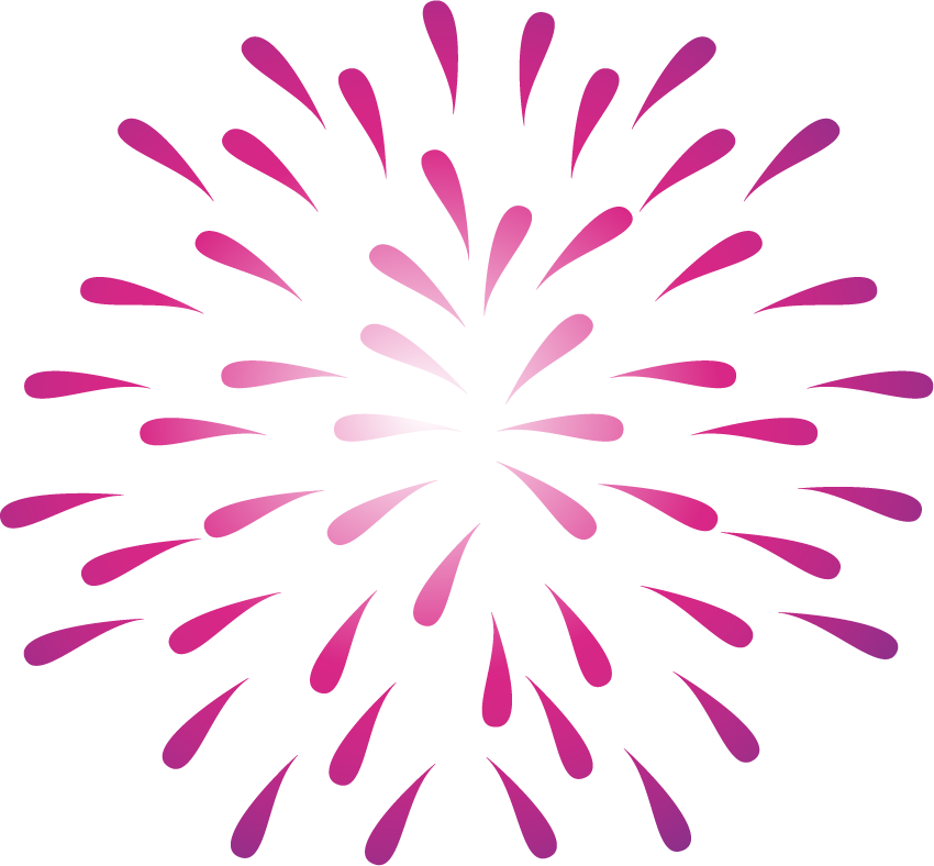 Download Easy Fireworks To Draw - ClipartKey