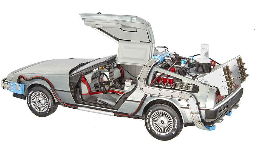 Download Transparent Delorean Png - Delorean Time Machine - ClipartKey