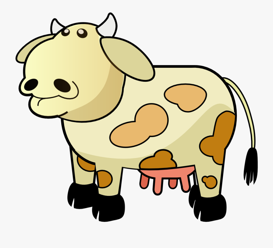 Free Vector Color Cow Clip Art - Moving Picture Of A Cow , Free ...