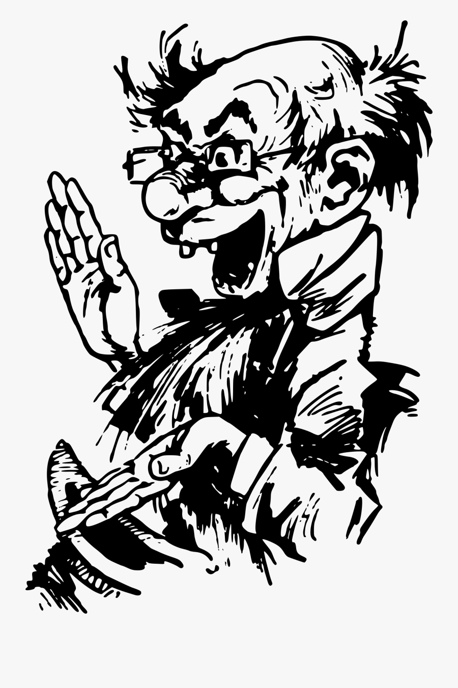 Old Man Laughing Clipart - Cartoon , Free Transparent Clipart - ClipartKey