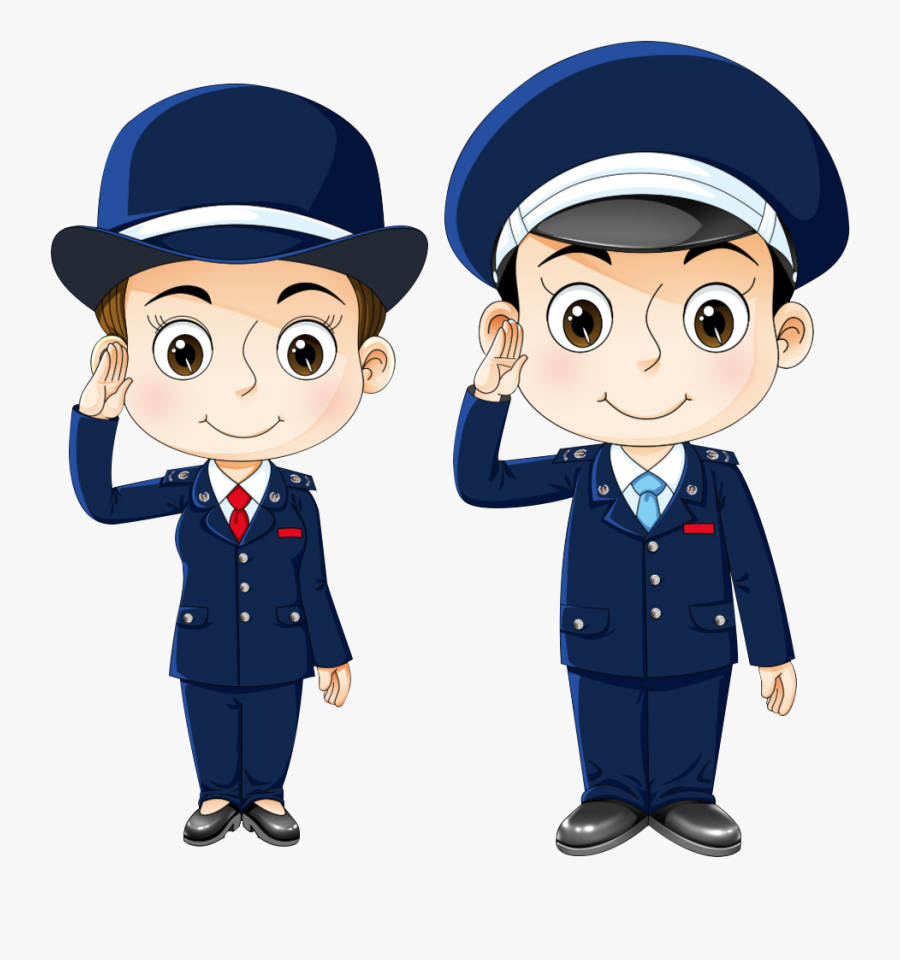 Public Security Police Officer Cartoon Free Download - Policeman And ...