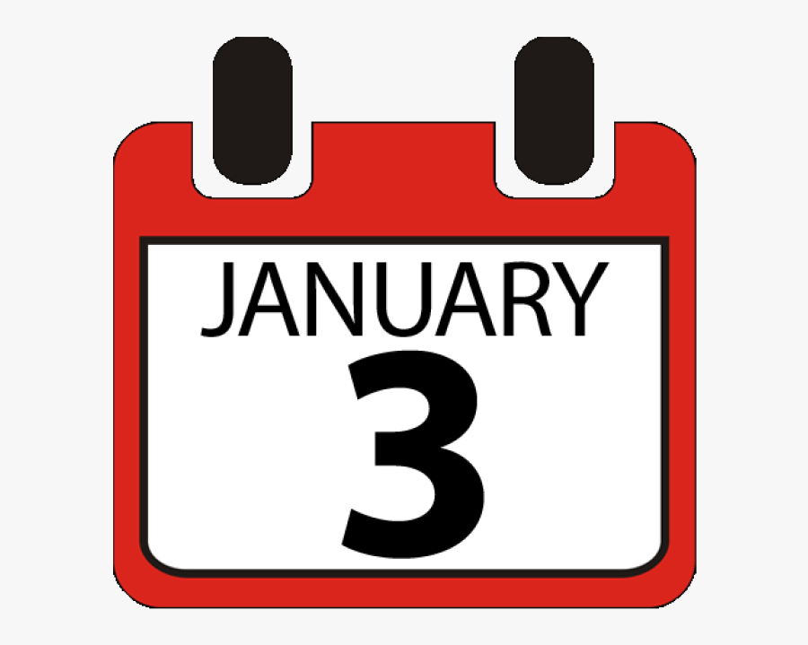 3rd January Calendar , Free Transparent Clipart - ClipartKey