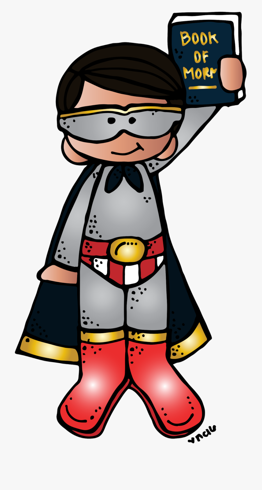 Lds Illustrating Primary Theme - Melonheadz Superhero Clipart Black And ...