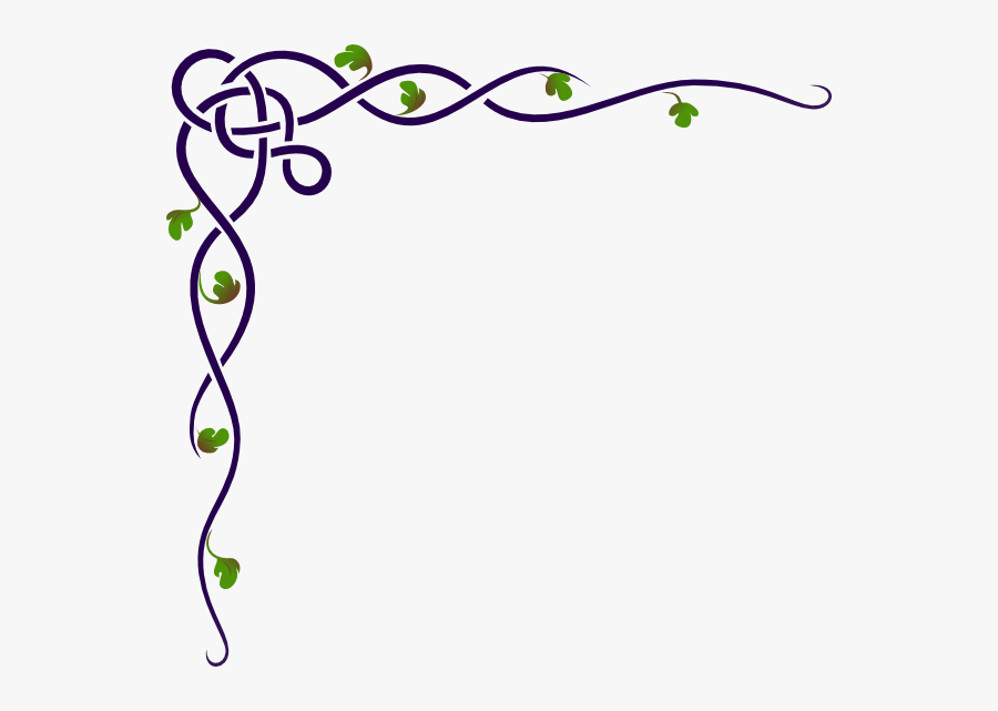 Purple Flower Border Clip Art Free Clipart - Fall Border Clipart , Free ...