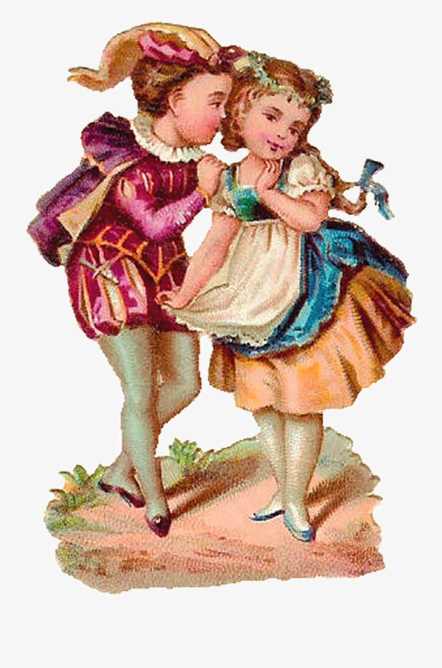 Victorian Kids Cartoon , Free Transparent Clipart - ClipartKey