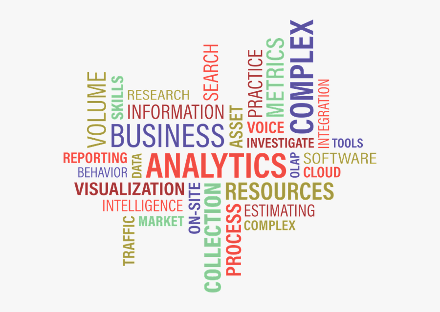 Transparent Visualizing Clipart - Data Analytics Word Cloud , Free ...