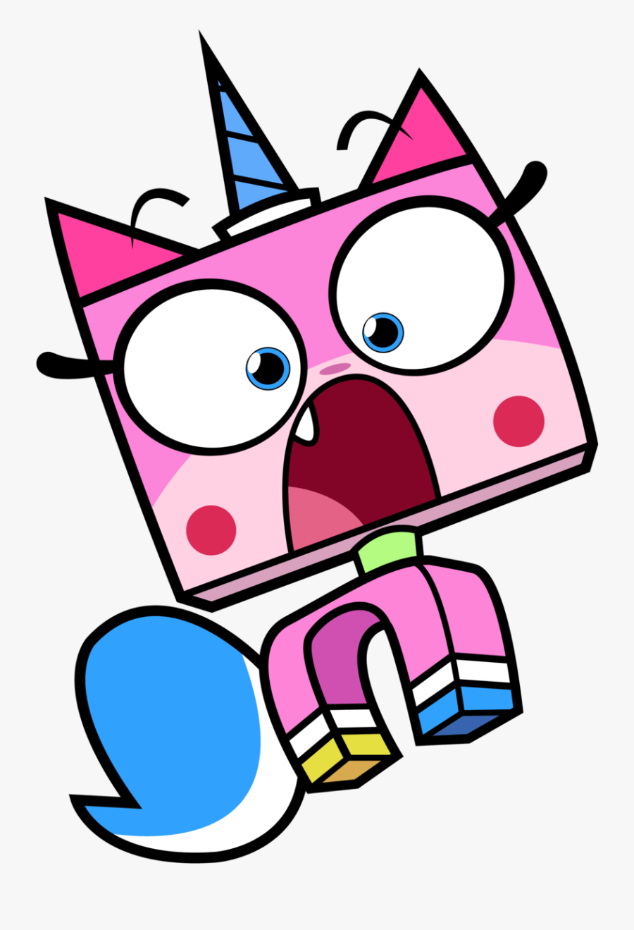 Unikitty Shocked - Unikitty Unikitty , Free Transparent Clipart ...