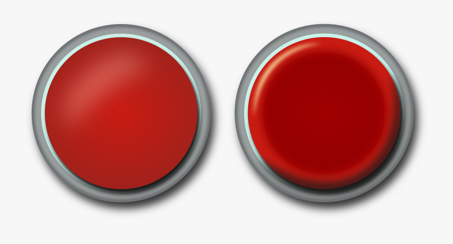 Circle,red,pushbutton - Button Pressed And Unpressed , Free Transparent ...