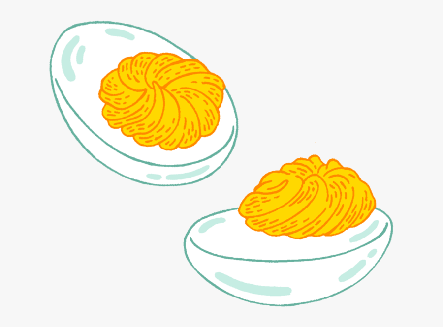 Deviled Egg - Dessert , Free Transparent Clipart - ClipartKey