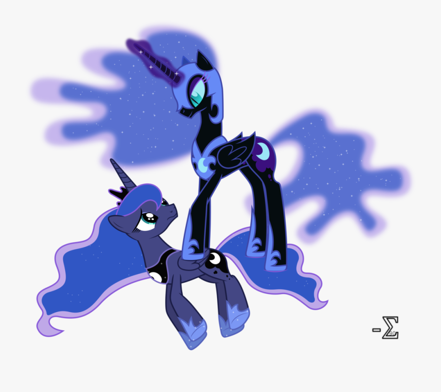 Nightmare Moon Defeats Princess Luna By 90sigma - Cartoon , Free ...