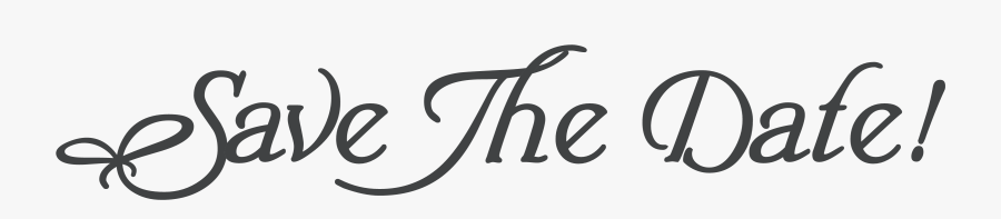Save The Date Title , Free Transparent Clipart - ClipartKey