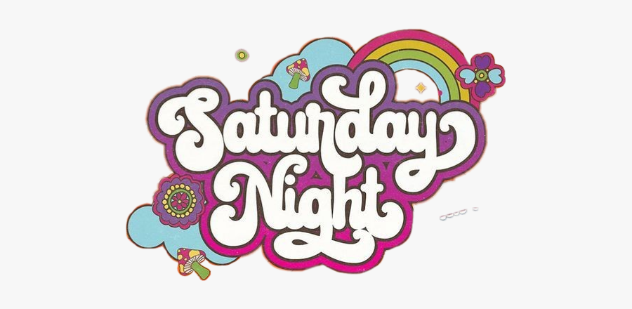 #retro #hippie #saturday - Illustration , Free Transparent Clipart ...