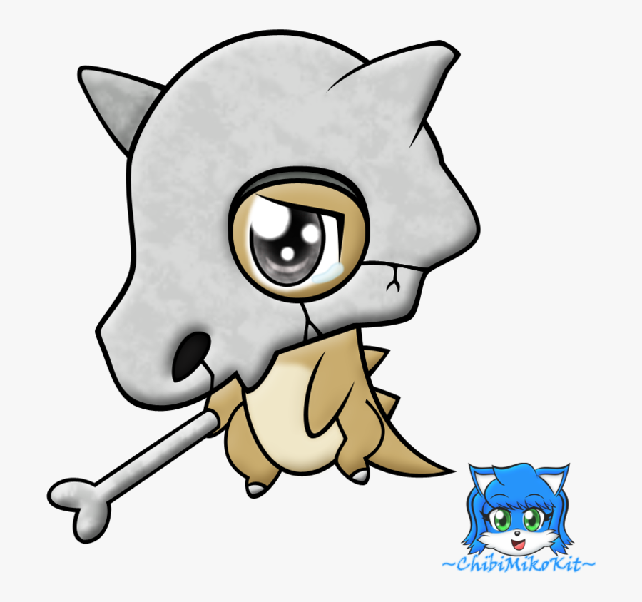 Pokemon Chibi Cubone Clipart , Png Download - Sad Chibi Pokemon , Free ...