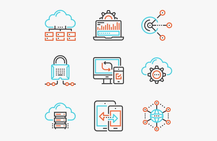 Clip Art Network Vectors - Computer Network Vector Png , Free ...