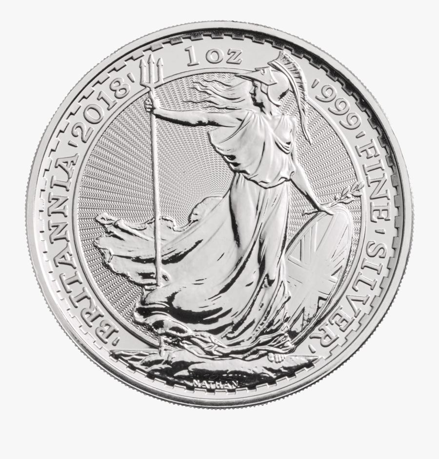 Silver Coin Transparent Png - 2018 Britannia Silver Coin , Free ...