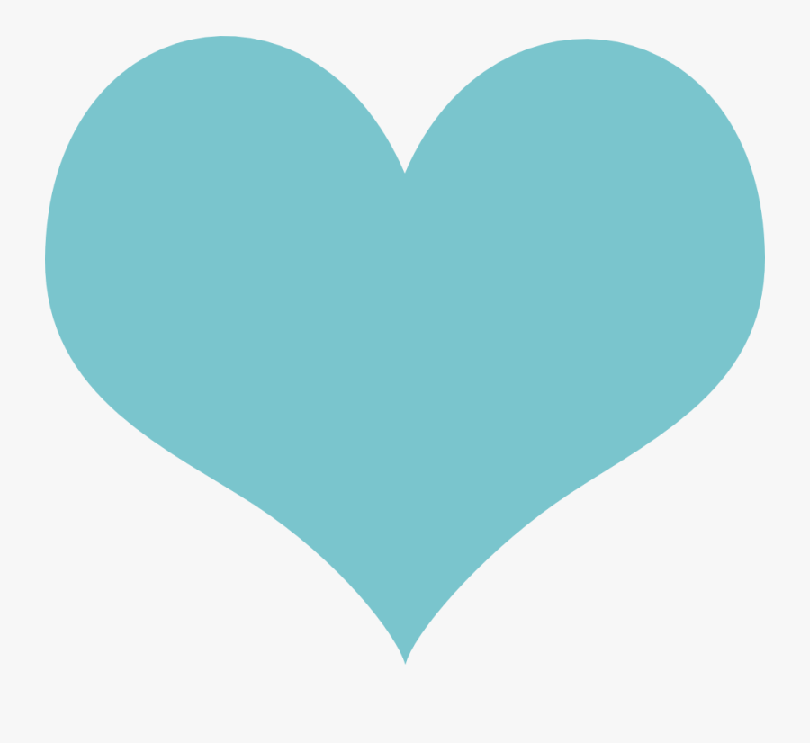 Heart In Blue Colour , Free Transparent Clipart - ClipartKey