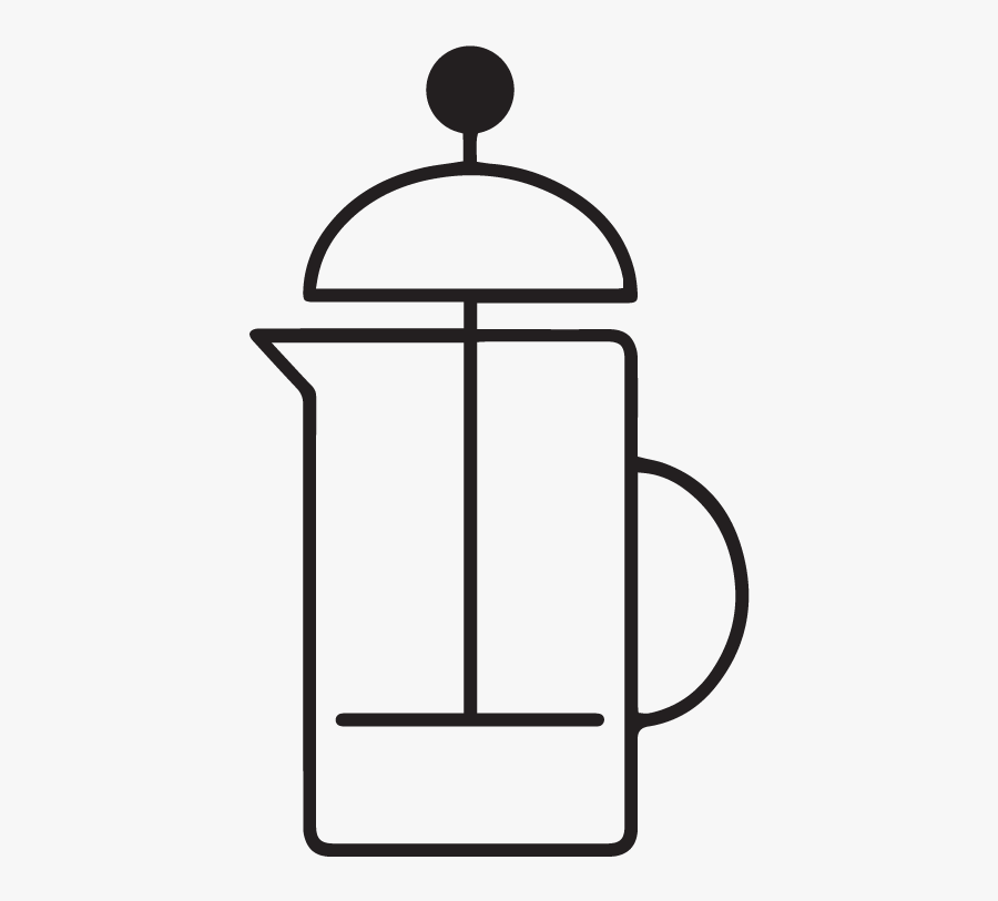 Icona-frenchpress , Free Transparent Clipart - ClipartKey