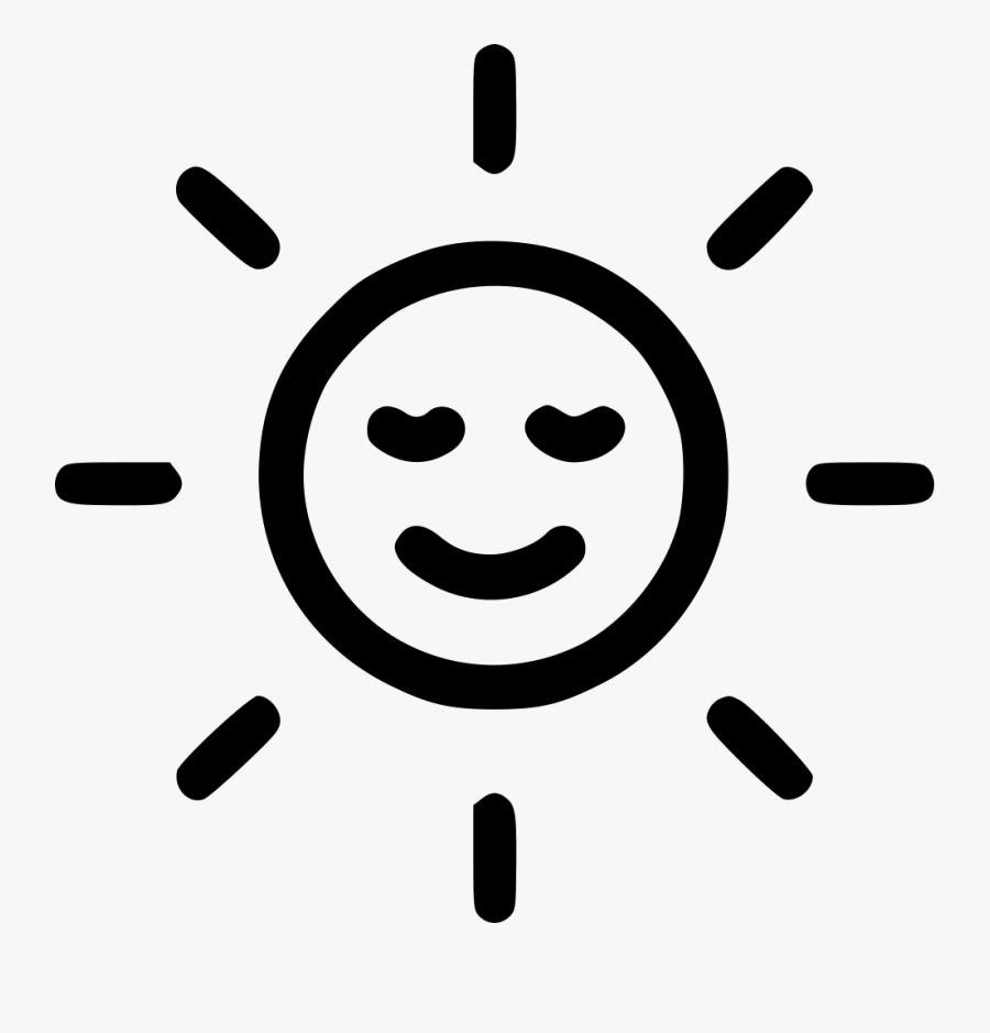 Transparent Happy Sun Clipart - Sunshine Png Icon , Free Transparent ...