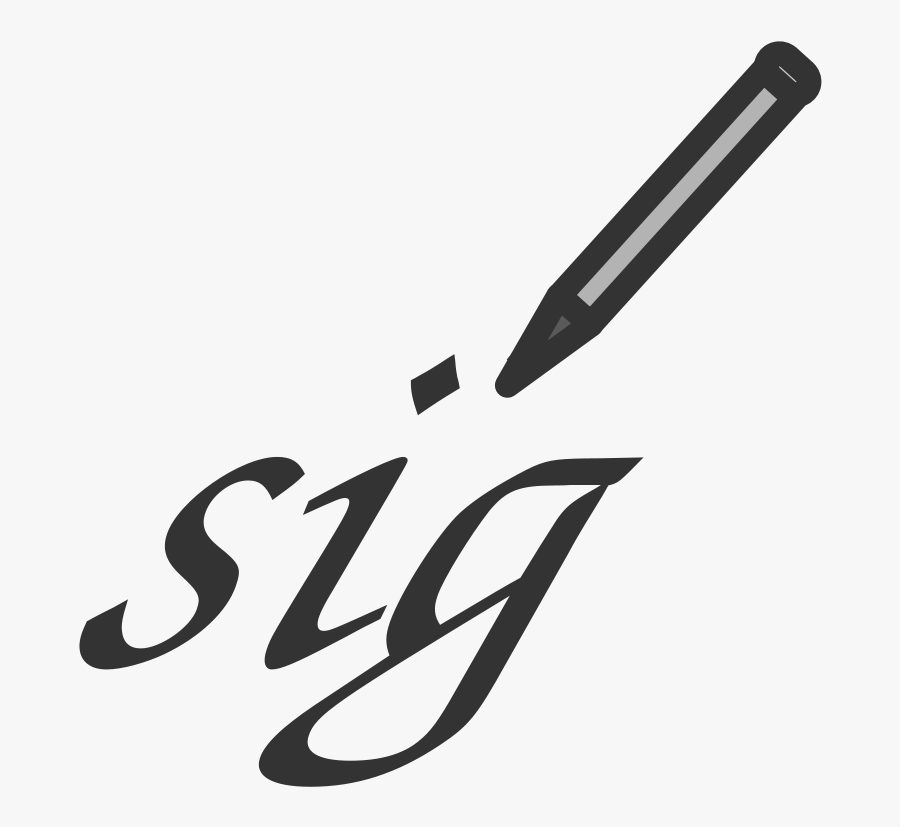 Signature Svg Clip Arts - Digital Signature , Free Transparent Clipart ...