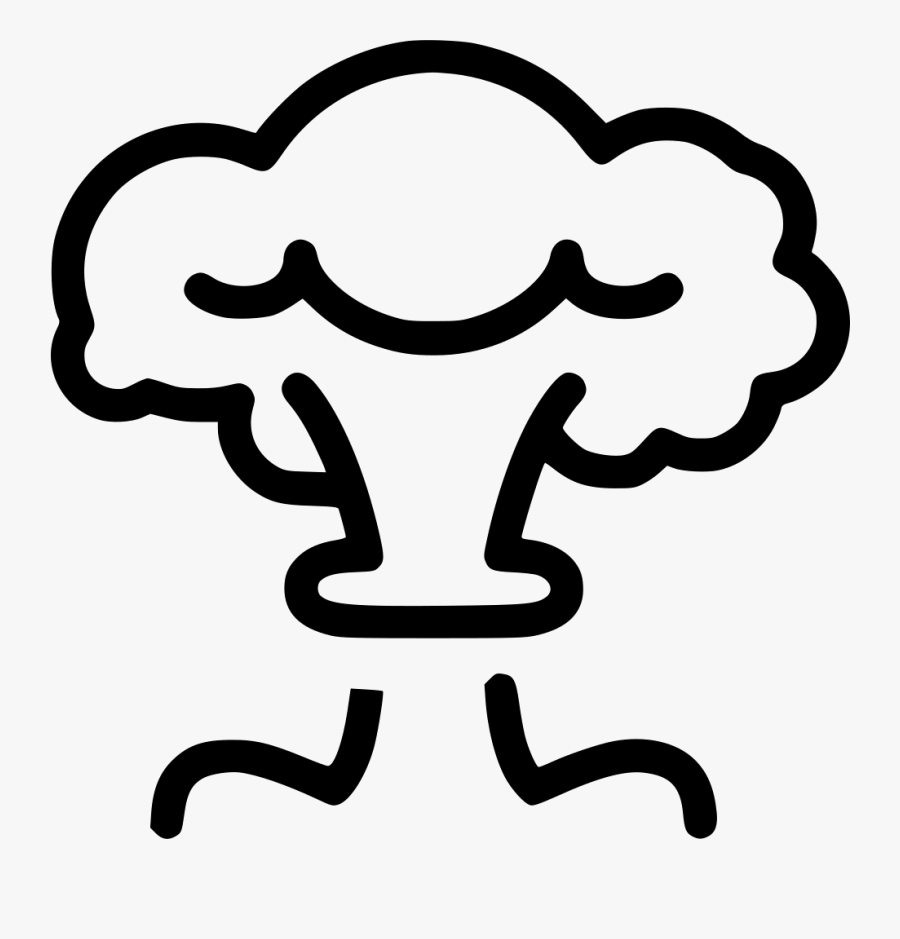 Mushroom Cloud - Mushroom Cloud Clipart Black And White , Free ...