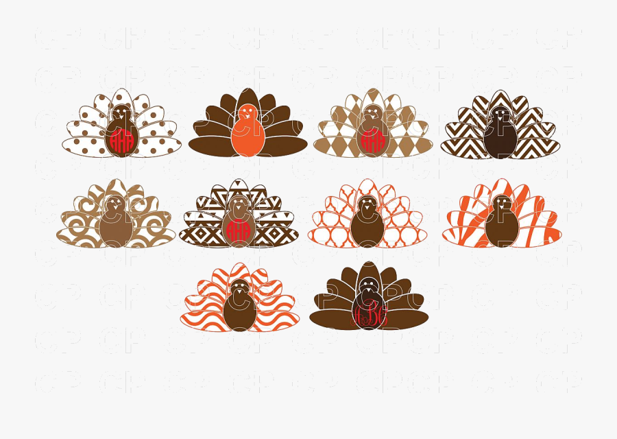 Turkey Thanksgiving Bundle Cut Files Clipart Example - Illustration ...