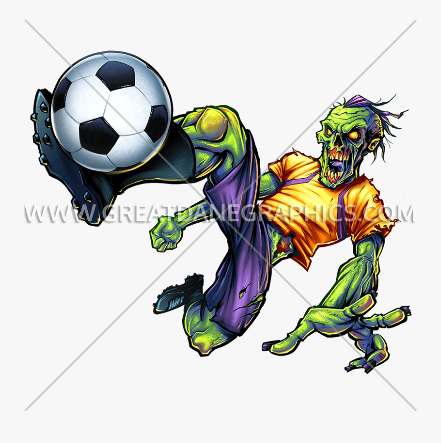Zombie Kick Production Ready - Zombie Soccer , Free Transparent Clipart ...