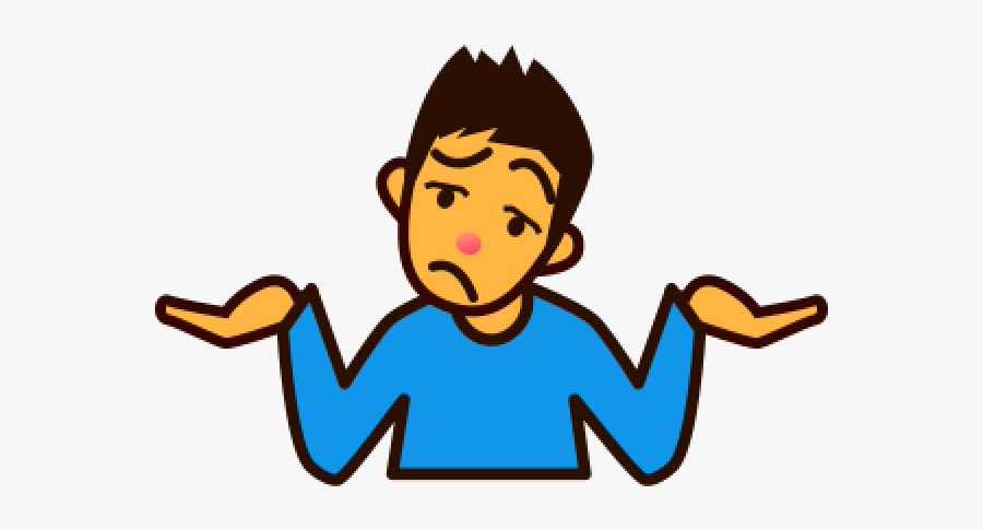Person Shrugging Clipart Transparent , Free Transparent Clipart ...