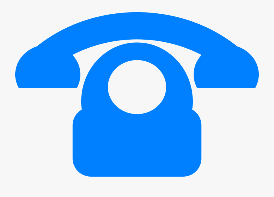 Blue Telephone Clipart - Phone Icon , Free Transparent Clipart - ClipartKey