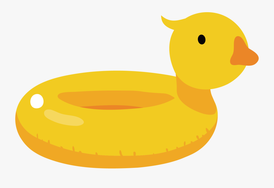 Duck Cartoon Illustration - Pool Duck Cartoon Png , Free Transparent ...
