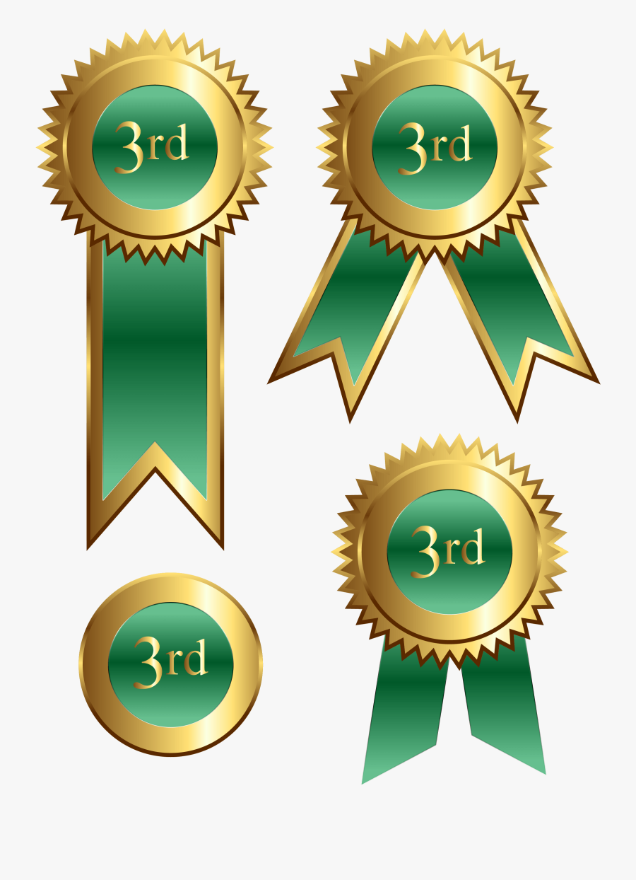 Transparent Prize Ribbon Png - 3rd Place Ribbon Png , Free Transparent ...