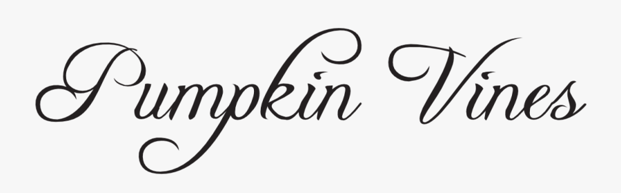 Pumpkin Vines - Calligraphy , Free Transparent Clipart - ClipartKey