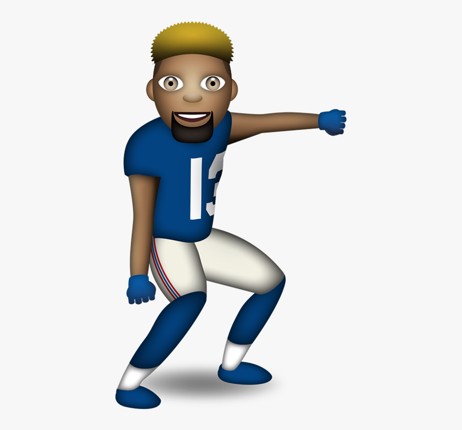 Clip Art Nfl Emoji Keyboard - Odell Beckham Jr Emoji , Free Transparent ...