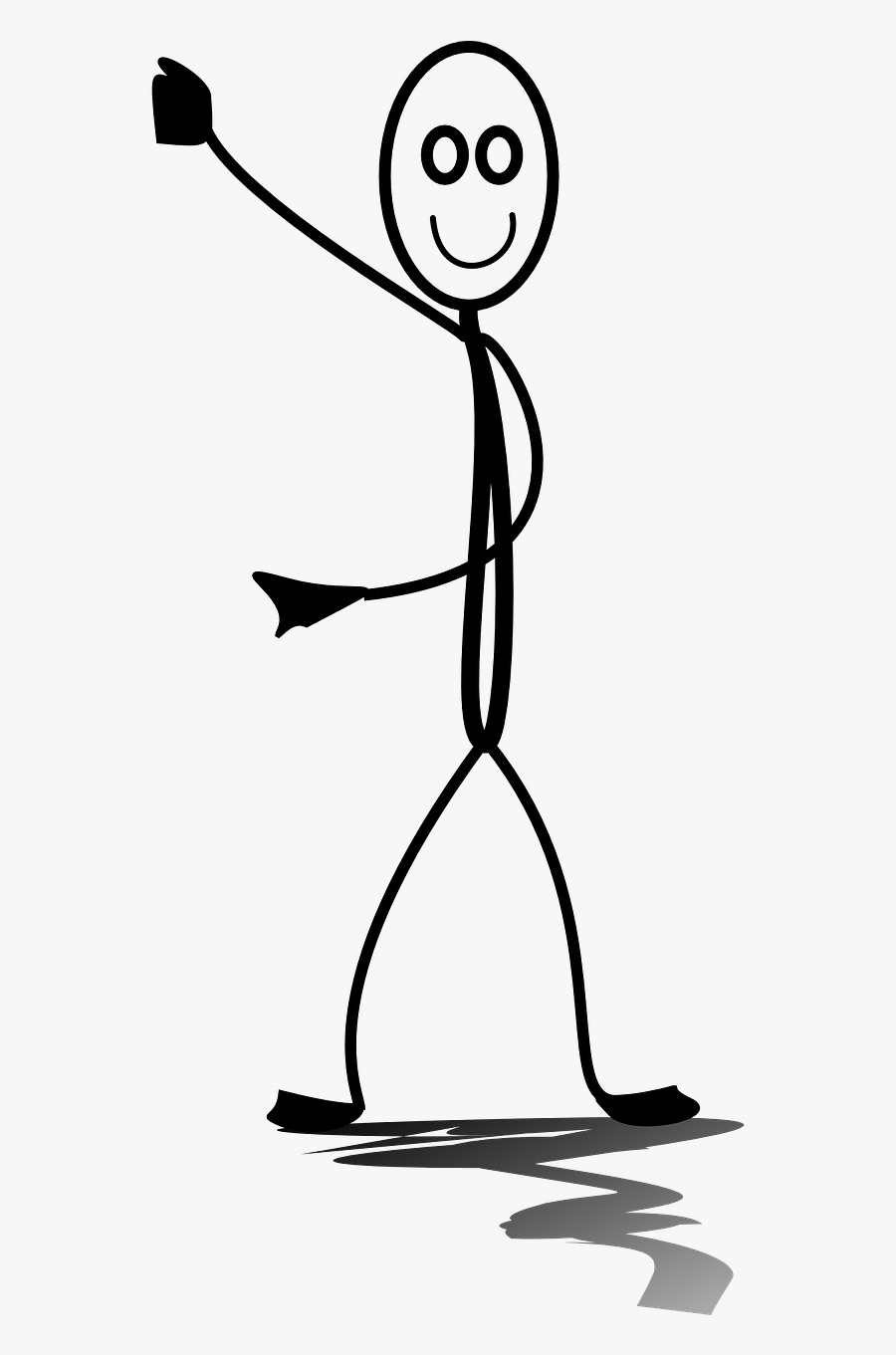 Stickman Stand Show Free Picture - Stick Man Holding Paper , Free ...